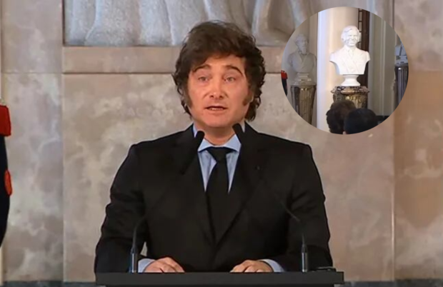 Javier Milei rindió homenaje a Carlos Menem y lo calificó como "el mejor presidente de la ...