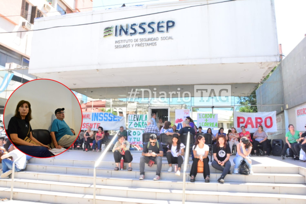 "Esto es abandono de persona": el duro relato de dos afiliados de INSSSEP en medio del paro ...
