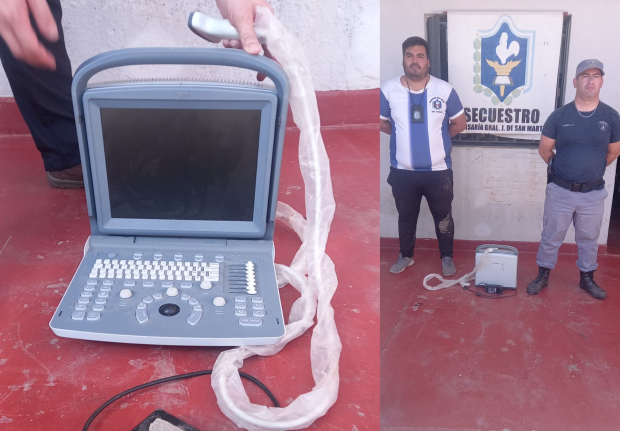 La Policía restituyó un ecógrafo al Hospital de General San Martín ...