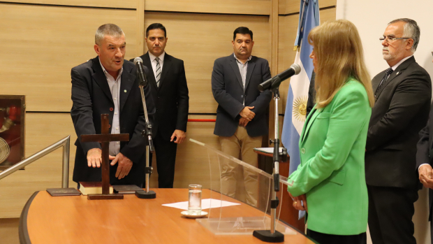 Juró el nuevo fiscal provisorio de Sáenz Peña, César Collado | Diario TAG